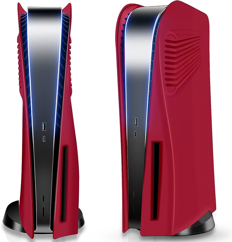 Buy Face Plate For PS5 (RED) at the best price - Taha Game Shop